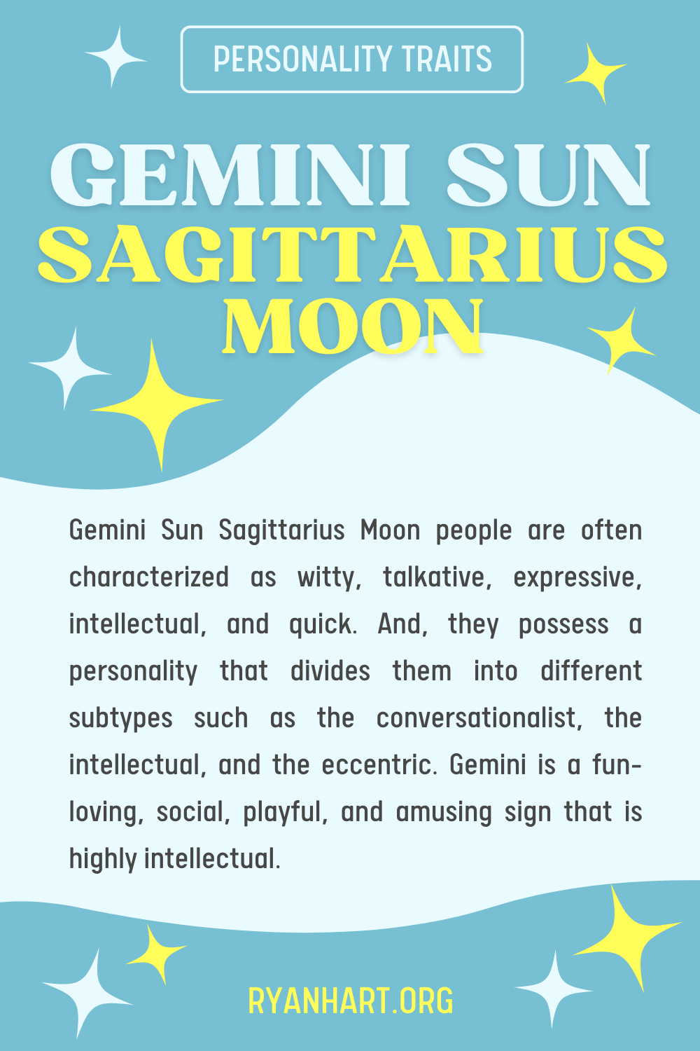 Gemini Sun Sagittarius Moon Personality Traits | Ryan Hart Gemini Sun Sagittarius Moon Personality Traits | Ryan Hart