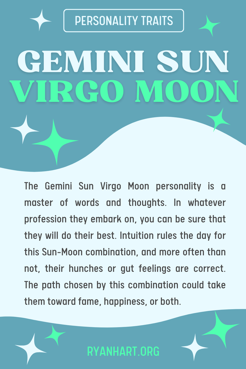 Gemini Sun Virgo Moon Personality Traits | Ryan Hart Gemini Sun Virgo Moon Personality Traits | Ryan Hart