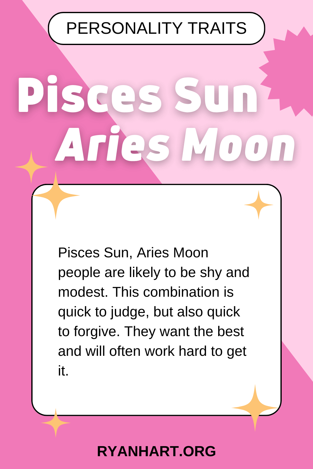 Pisces Sun Aries Moon Personality Traits | Ryan Hart Pisces Sun Aries Moon Personality Traits | Ryan Hart