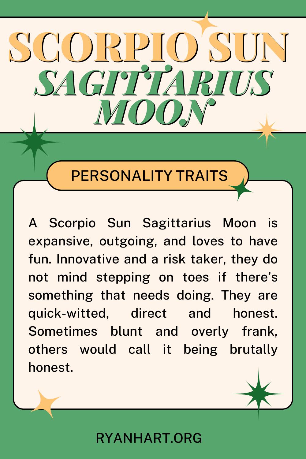 Scorpio Sun Sagittarius Moon Personality Traits | Ryan Hart Scorpio Sun Sagittarius Moon Personality Traits | Ryan Hart