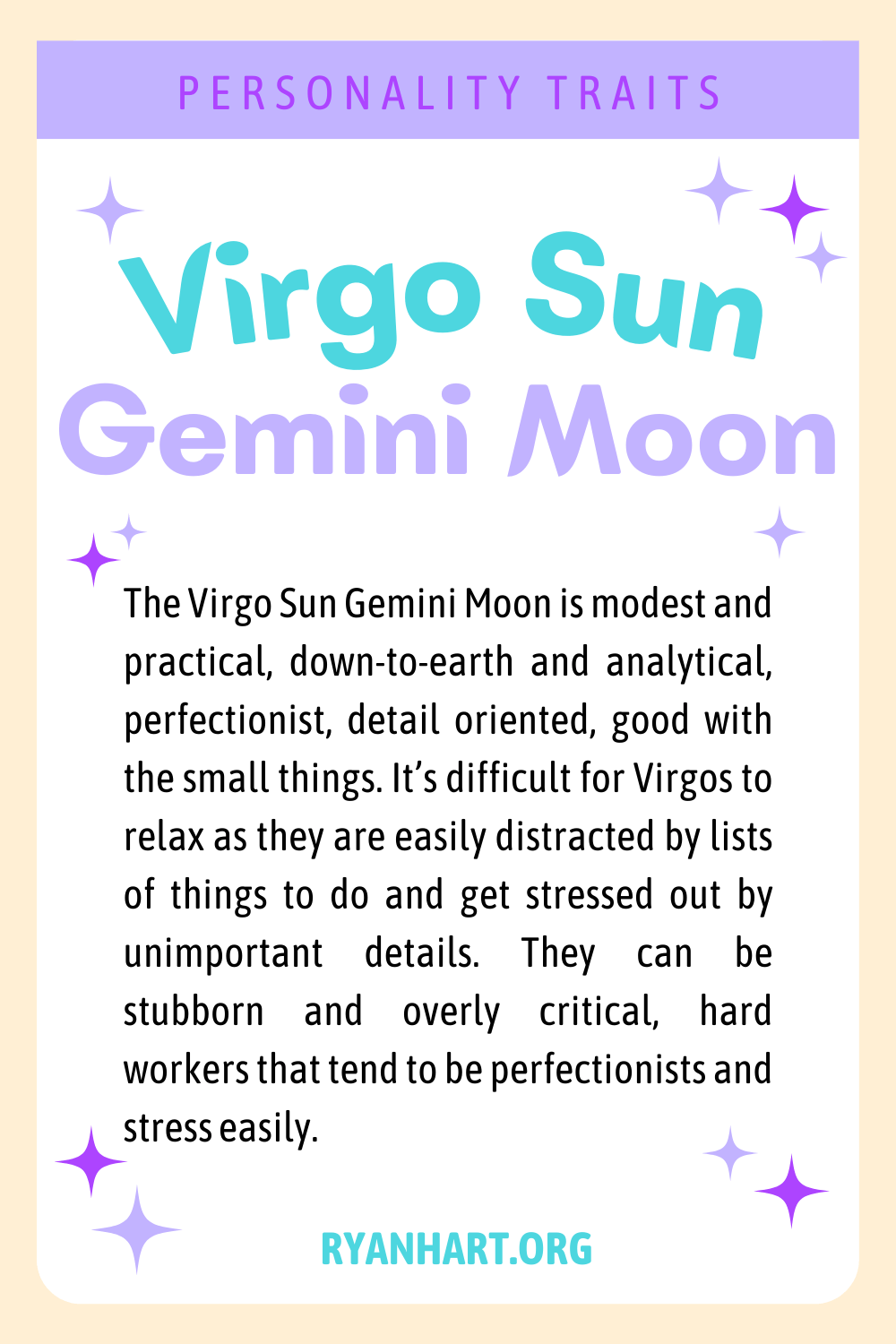 Virgo Sun Gemini Moon Personality Traits | Ryan Hart Virgo Sun Gemini Moon Personality Traits | Ryan Hart